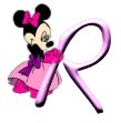 Lettre R Alphabet Minnie