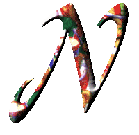 Lettre N Alphabet Fanta Couleur
